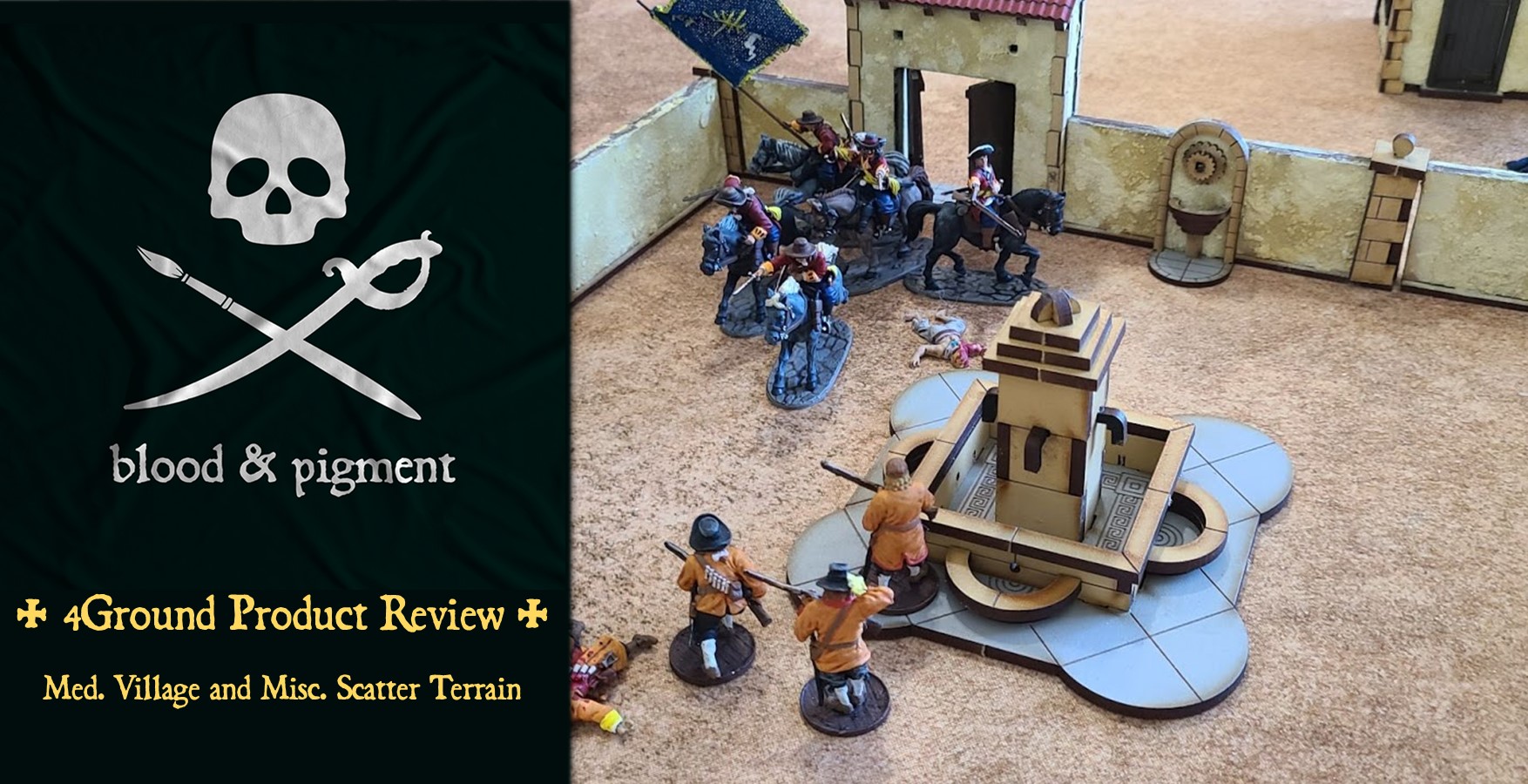 4Ground Terrain - Mediterranean Village and Scatter Terrain - Blood ...