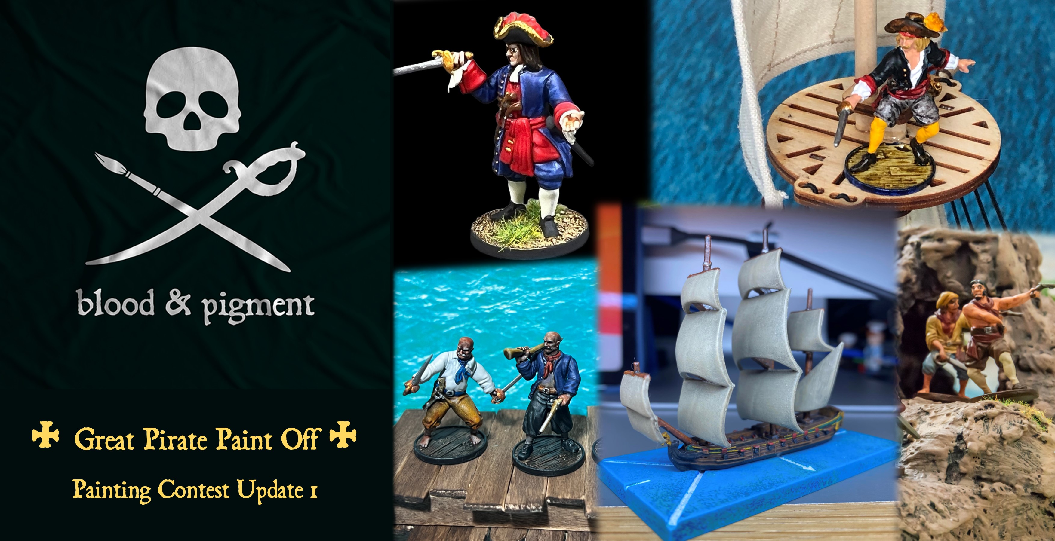 Great Pirate Paint Off Painting Contest - Update 1