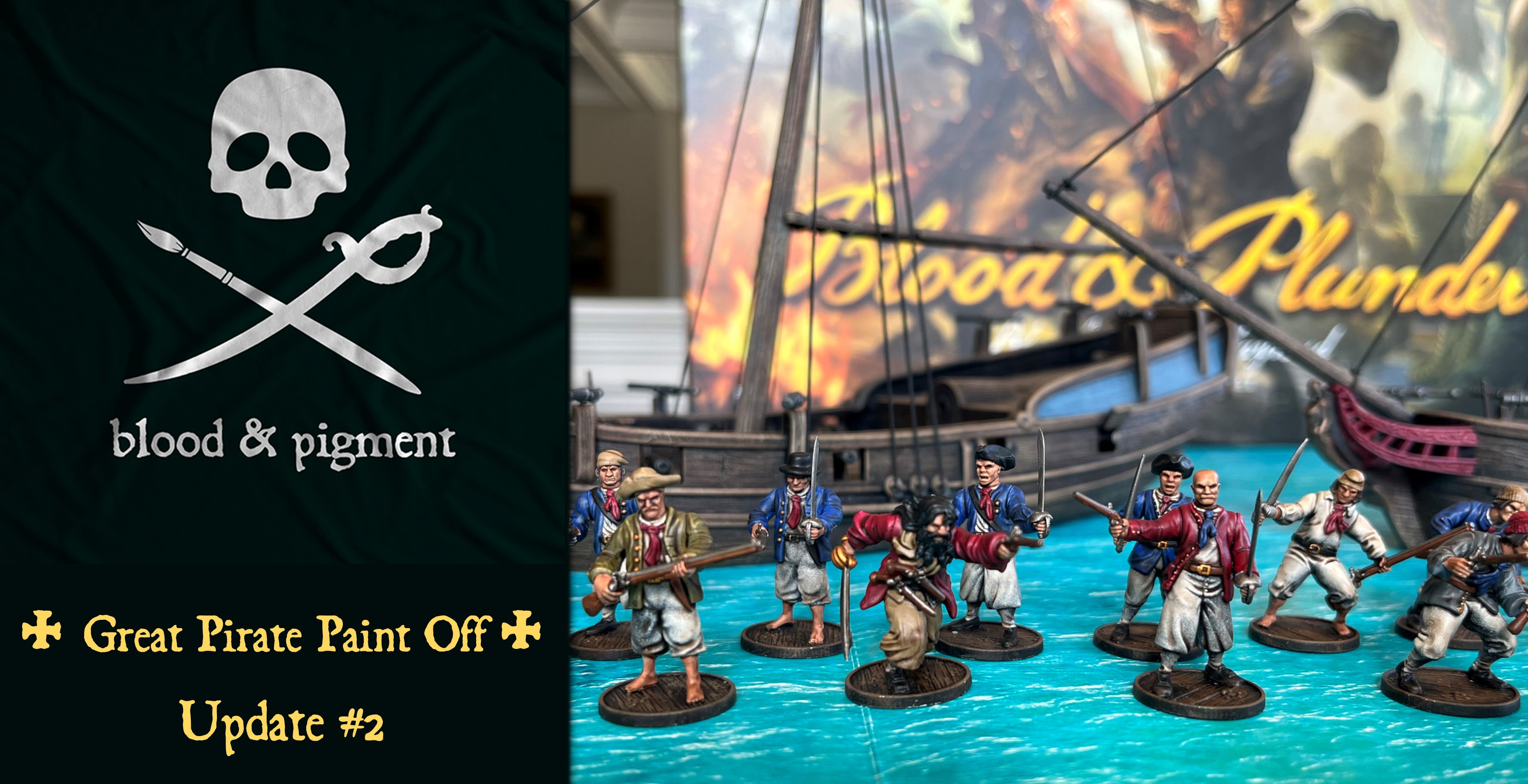 Great Pirate Paint Off Painting Contest Update #2 - Blood & Pigment
