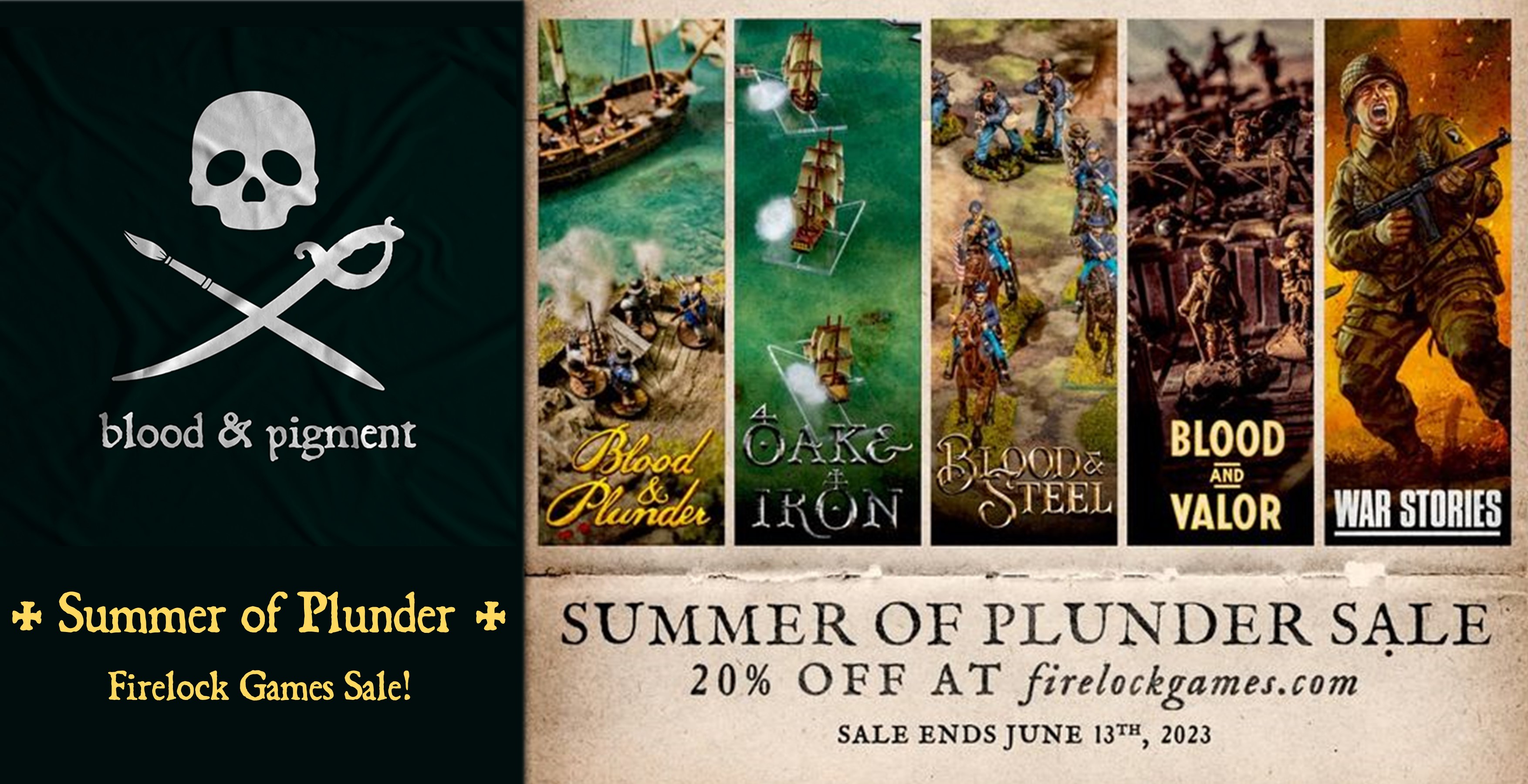 Summer of Plunder Sale at Firelock Games - Blood & Pigment