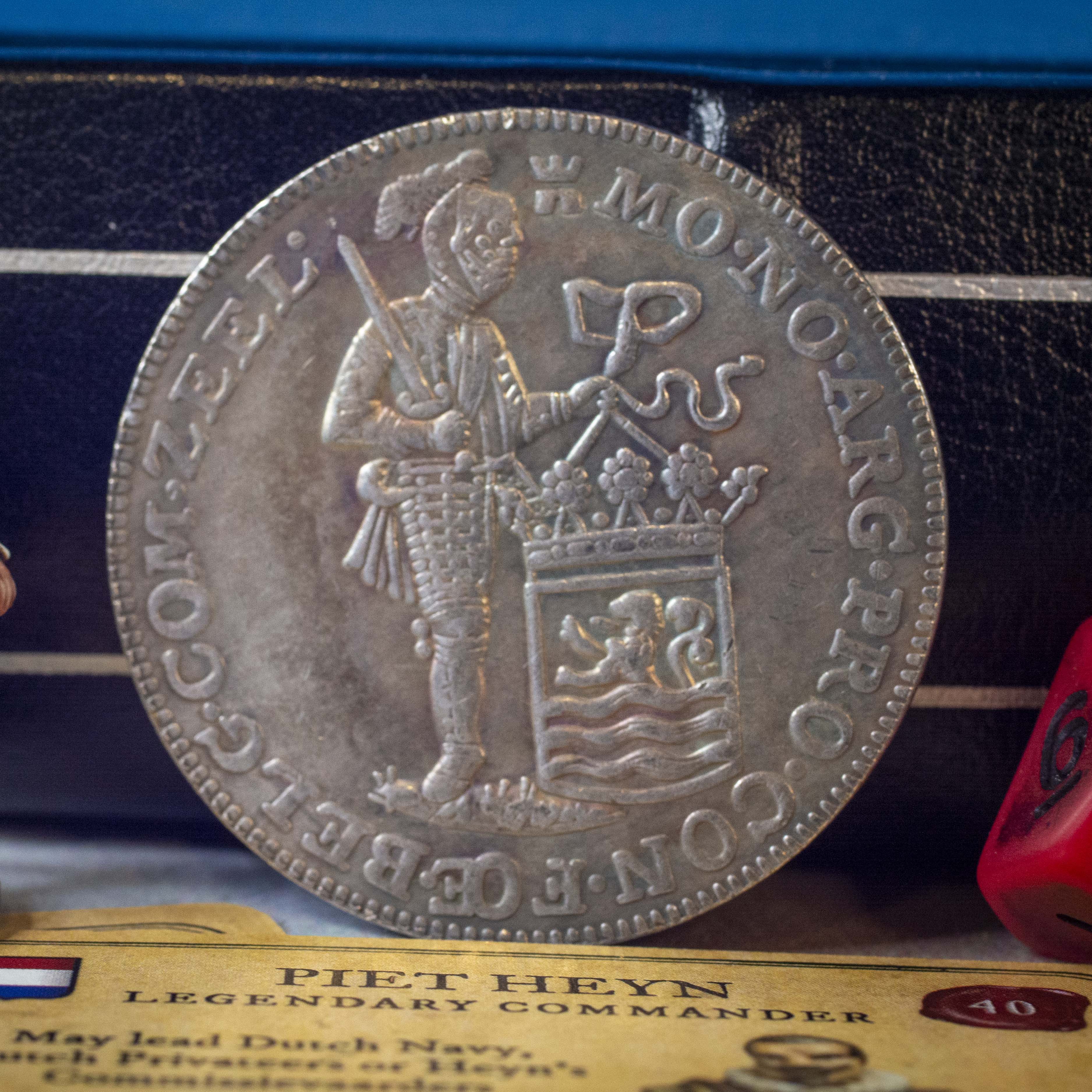 Fortune Token - 1748 Dutch Zeeland Silver Ducat Coin - Blood & Pigment