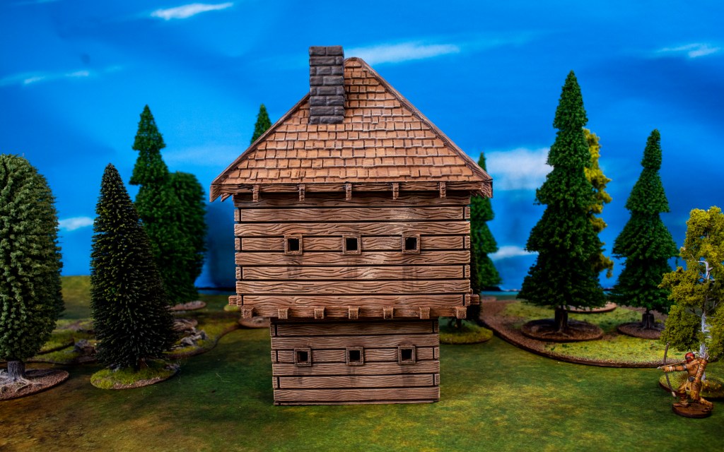 STL File - Wooden Blockhouse - Blood & Pigment