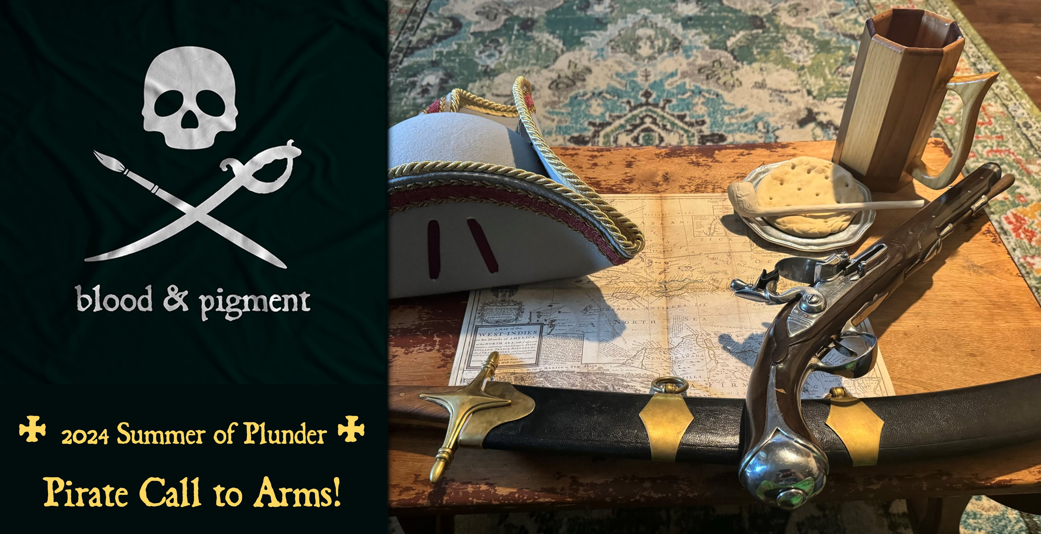 Pirate Call to Arms! - 2024 Summer of Plunder - Blood & Pigment