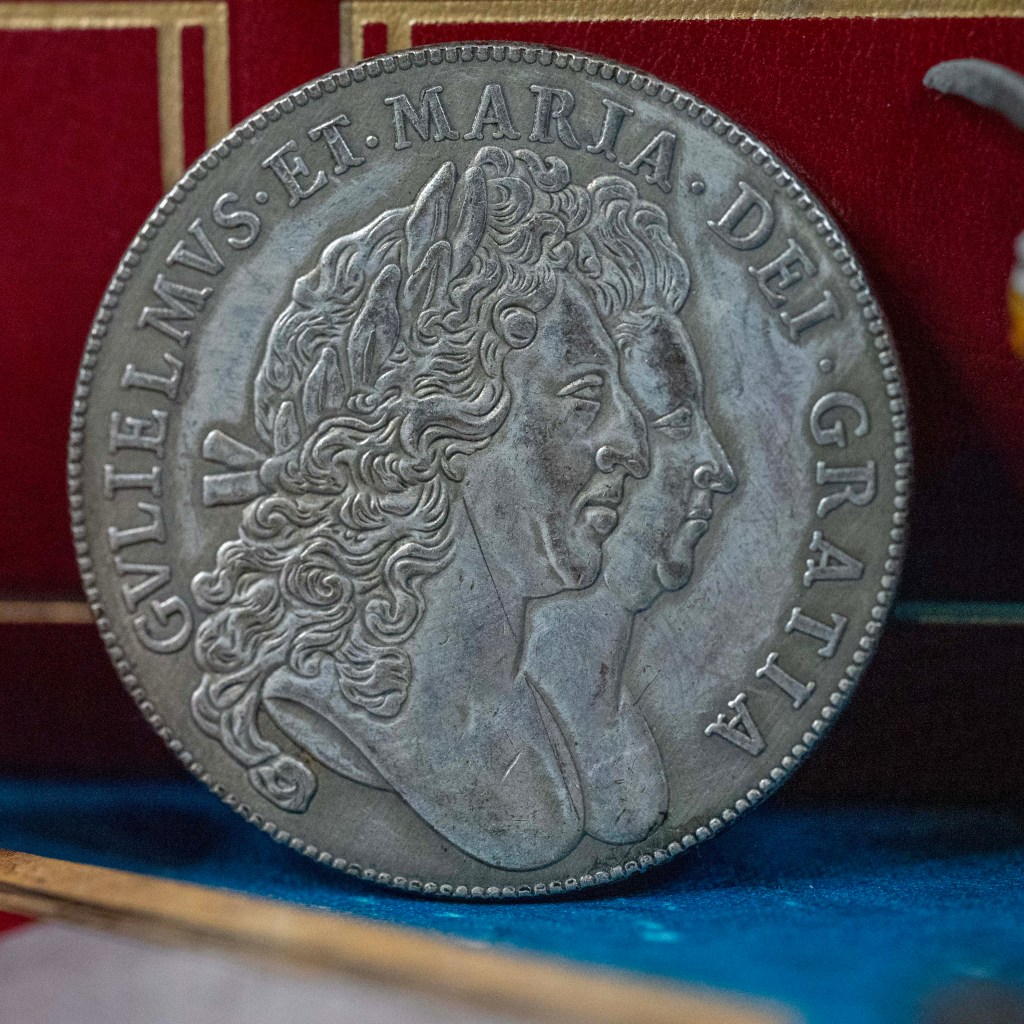 Fortune Token - English William & Mary 1692 Coin - Blood & Pigment