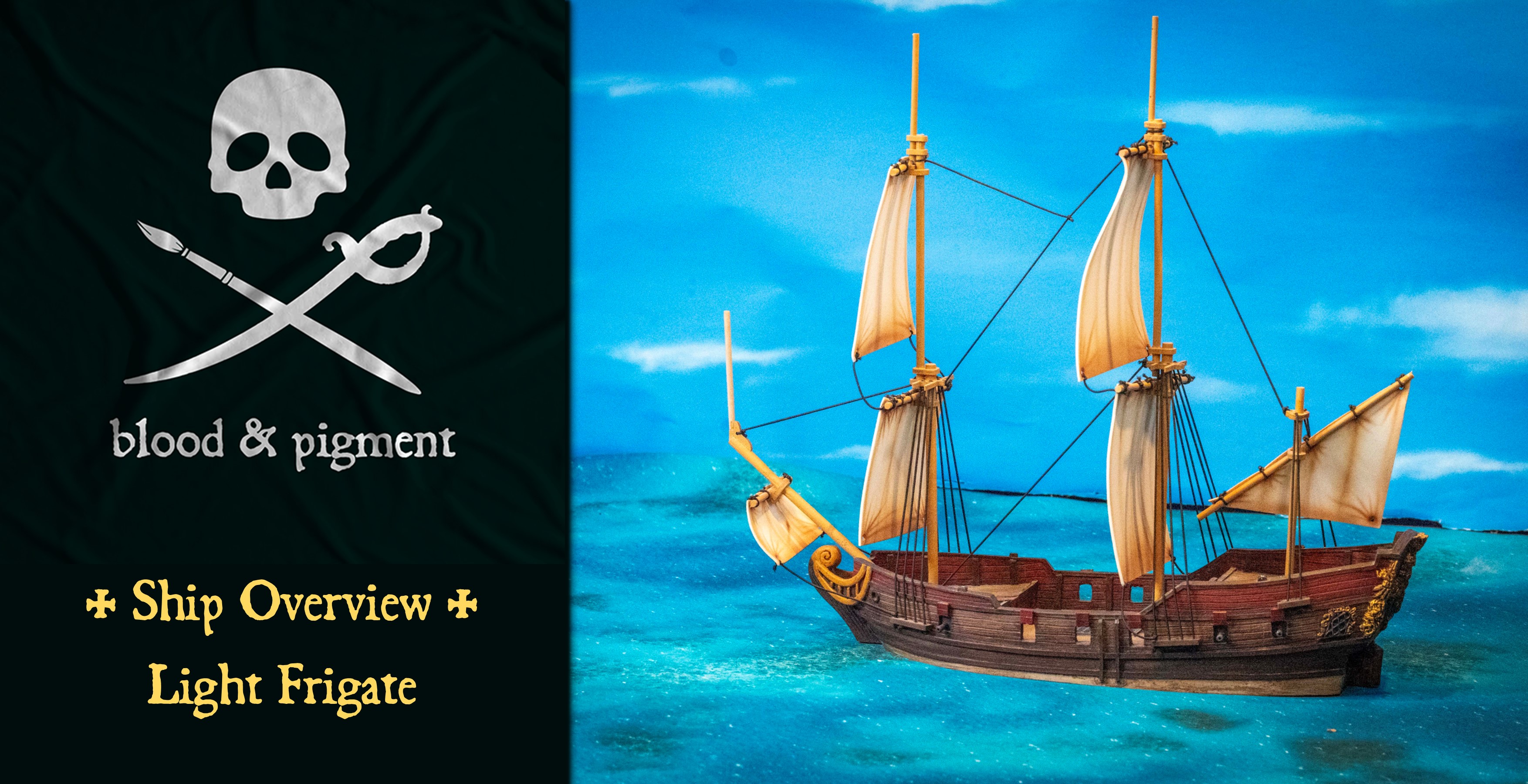 Light Frigate - Blood & Plunder Ship Overview - Blood & Pigment