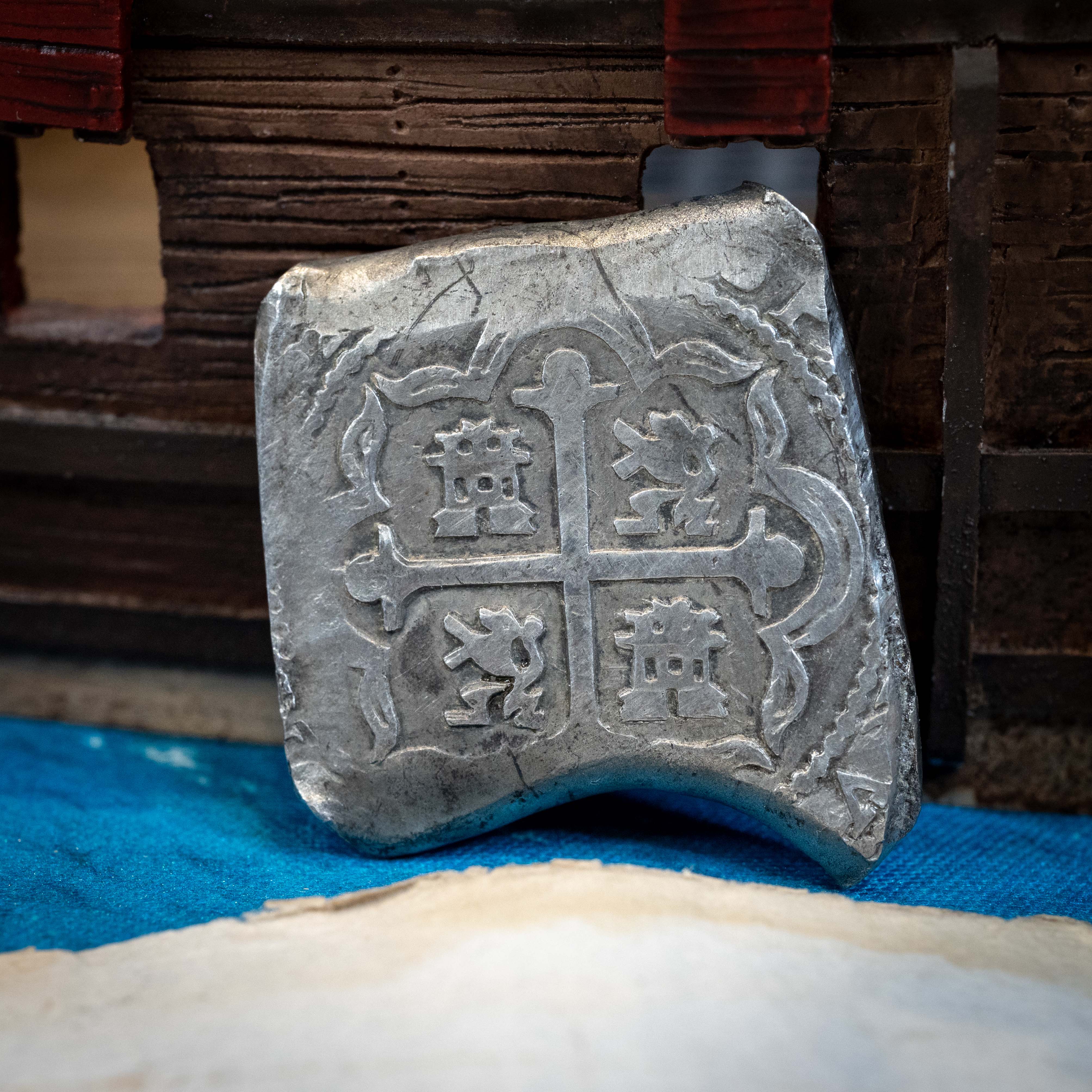 Fortune Token - 1715 Spanish 8 Reale Cob Coin - Blood & Pigment