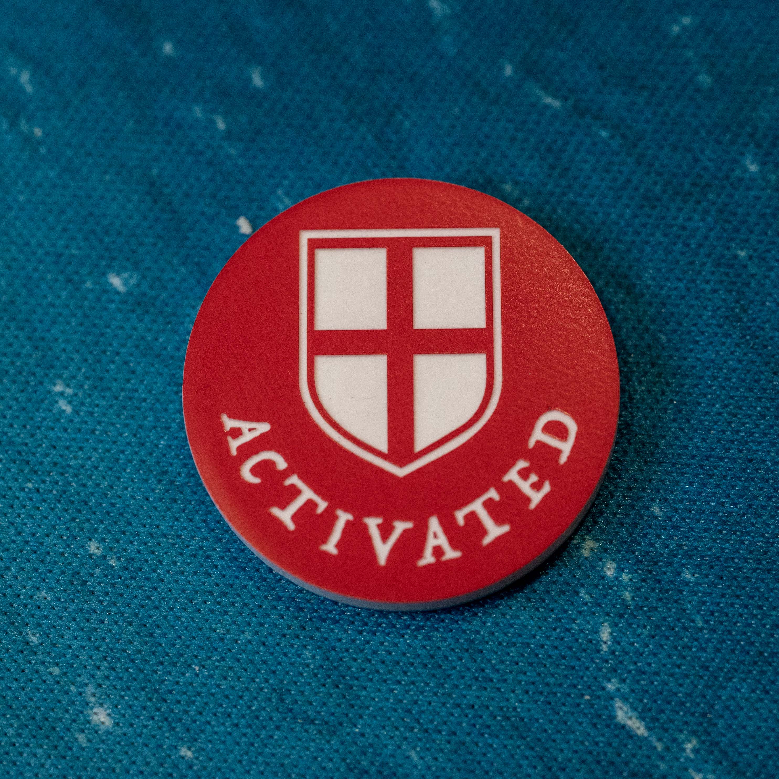 Activated Unit Tokens - English (Red) - Blood & Pigment