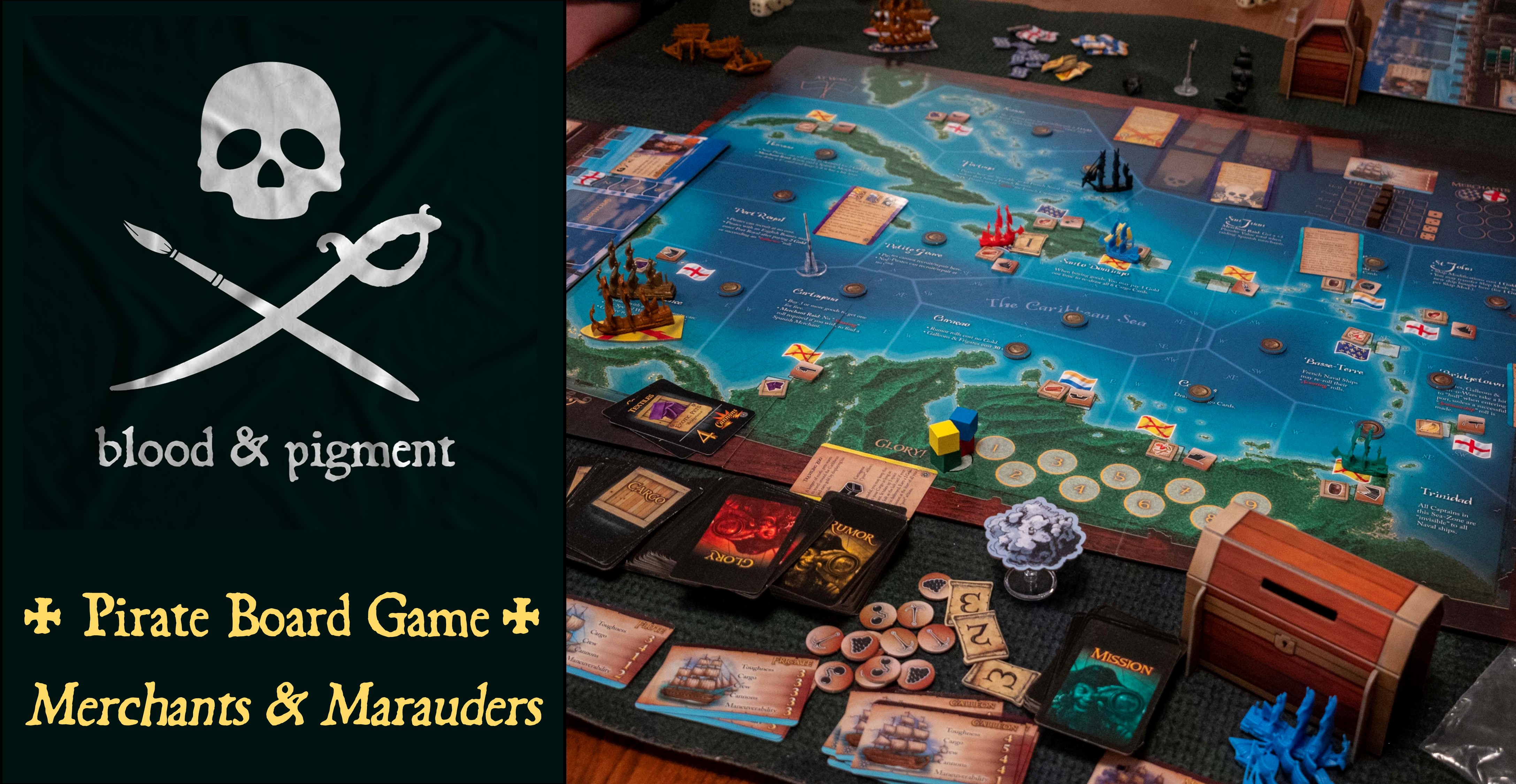 Merchants & Marauders - Pirate Board Game Review - Blood & Pigment