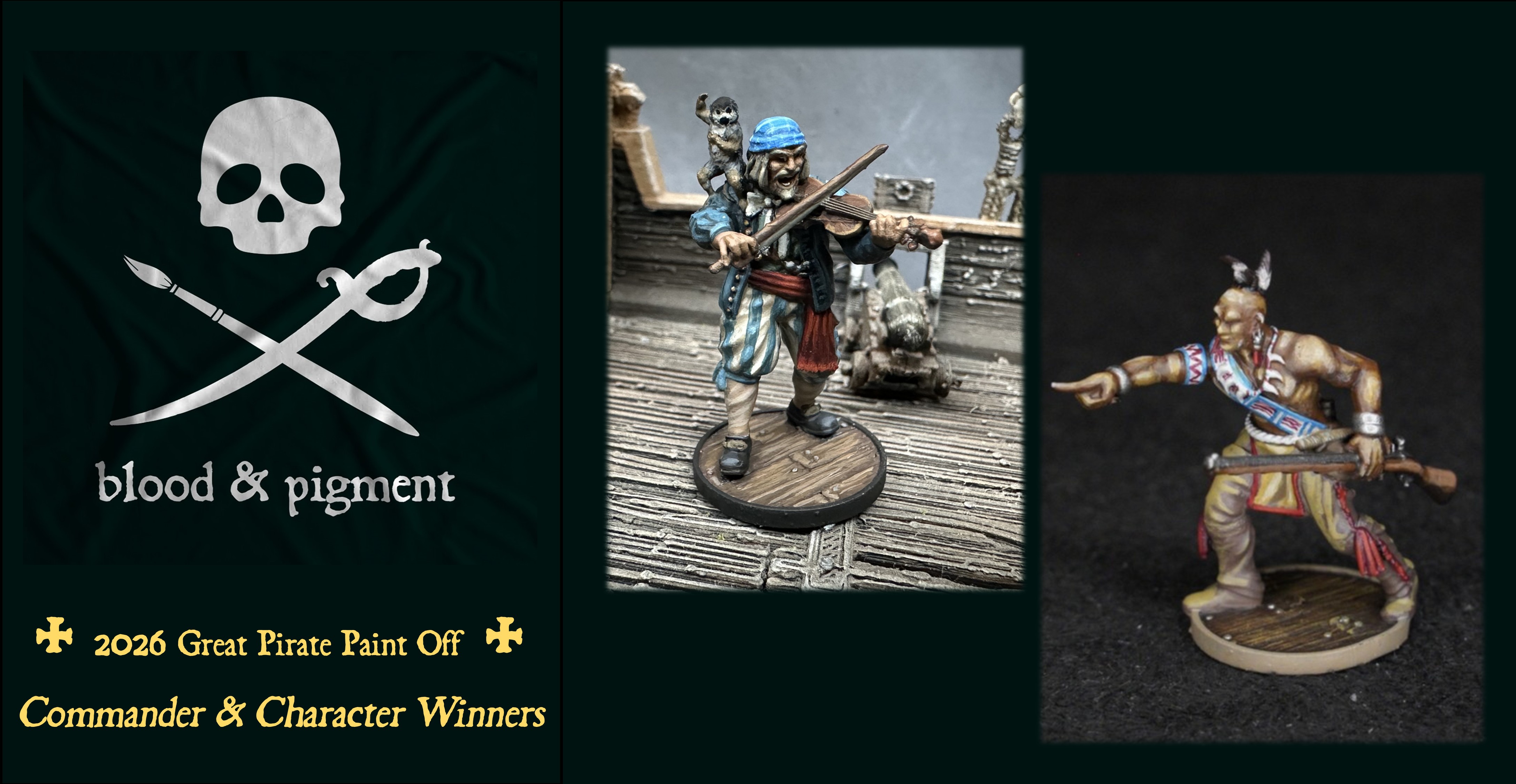 Commander & Character Winners - 2026 Great Pirate Paint Off - Blood ...