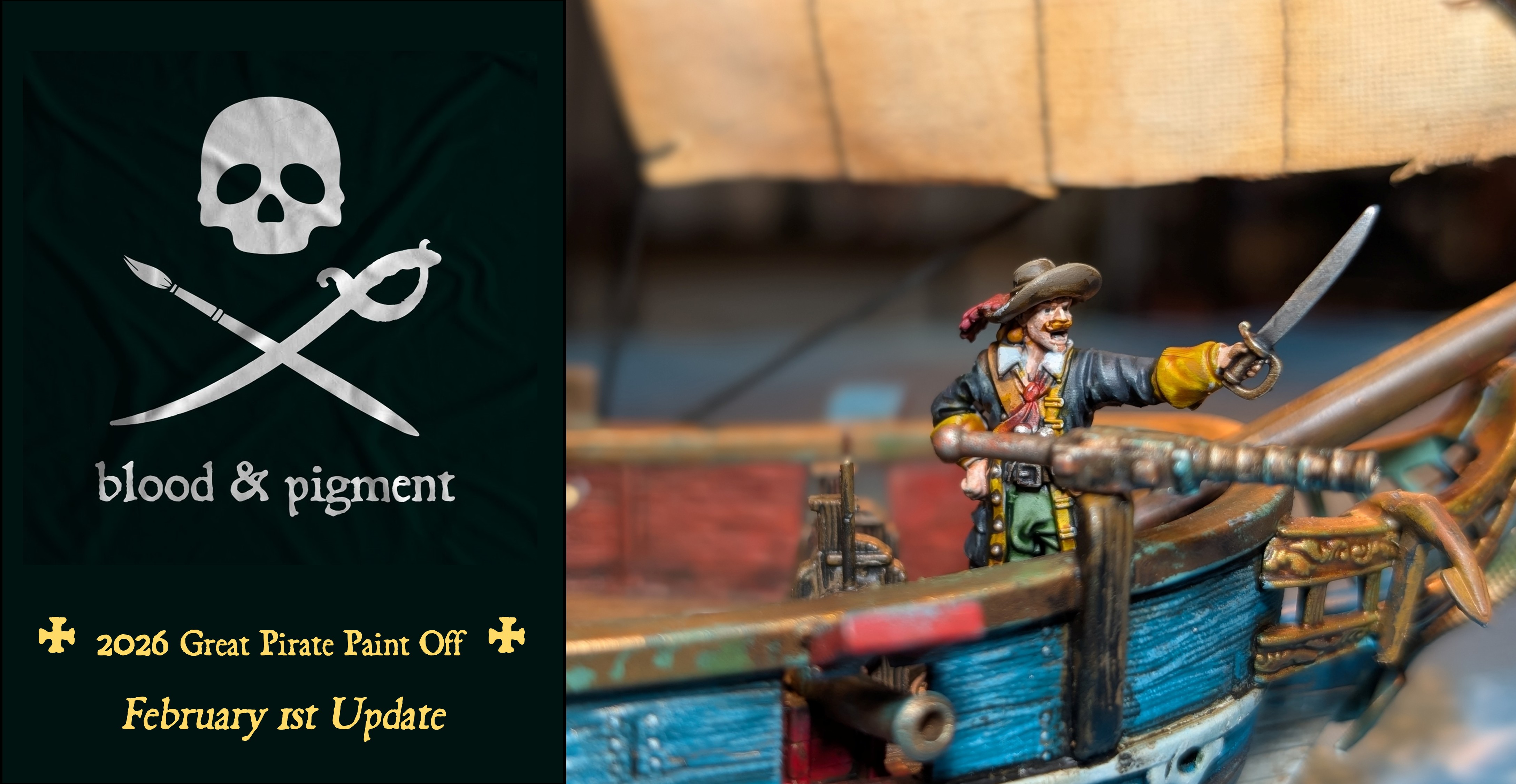February 1st Update - 2026 Great Pirate Paint Off - Blood & Pigment